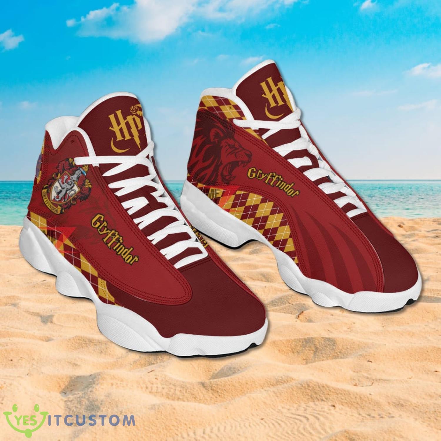 Harry Potter Gryffindor Red Air Jordan 13 Sneakers - YesItCustom