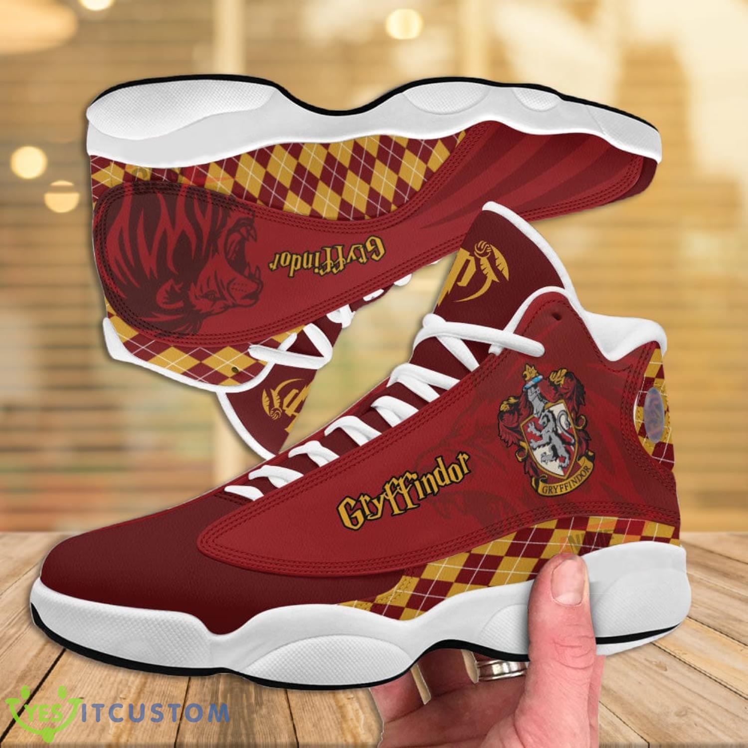 Harry Potter Gryffindor Red Air Jordan 13 Sneakers - YesItCustom