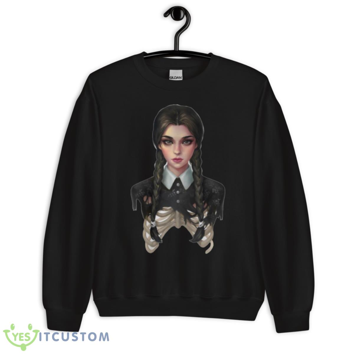 Horror Creepy Wednesday Addams Skeleton shirt - YesItCustom