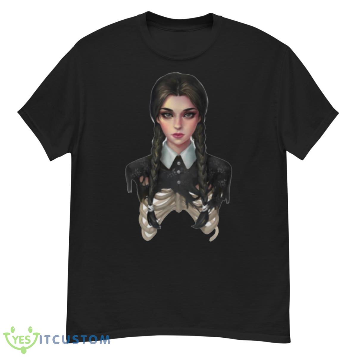Horror Creepy Wednesday Addams Skeleton shirt - YesItCustom