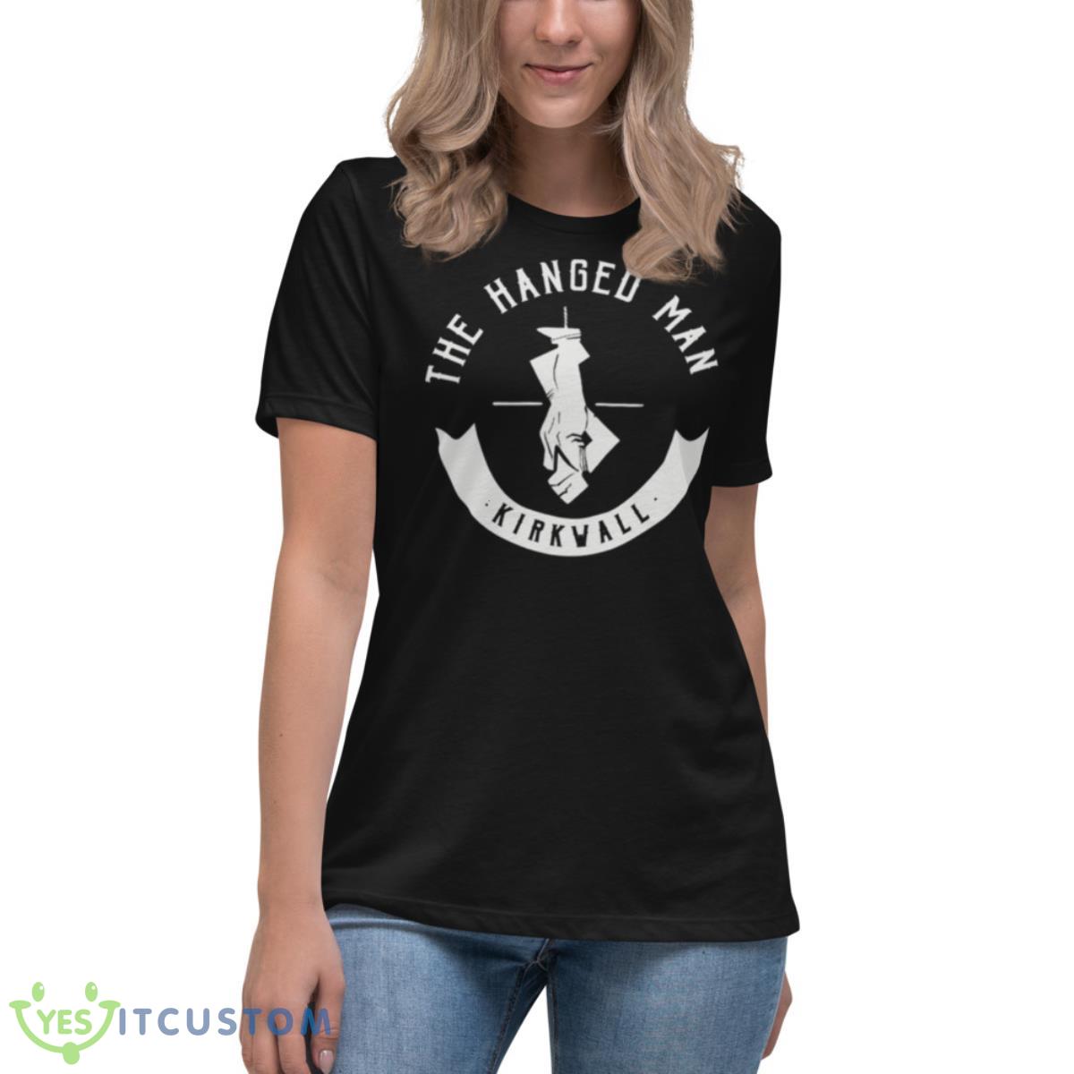 The Hanged Man Pub Kirkwall Logo Dragon Age 2 White Logo shirt ...