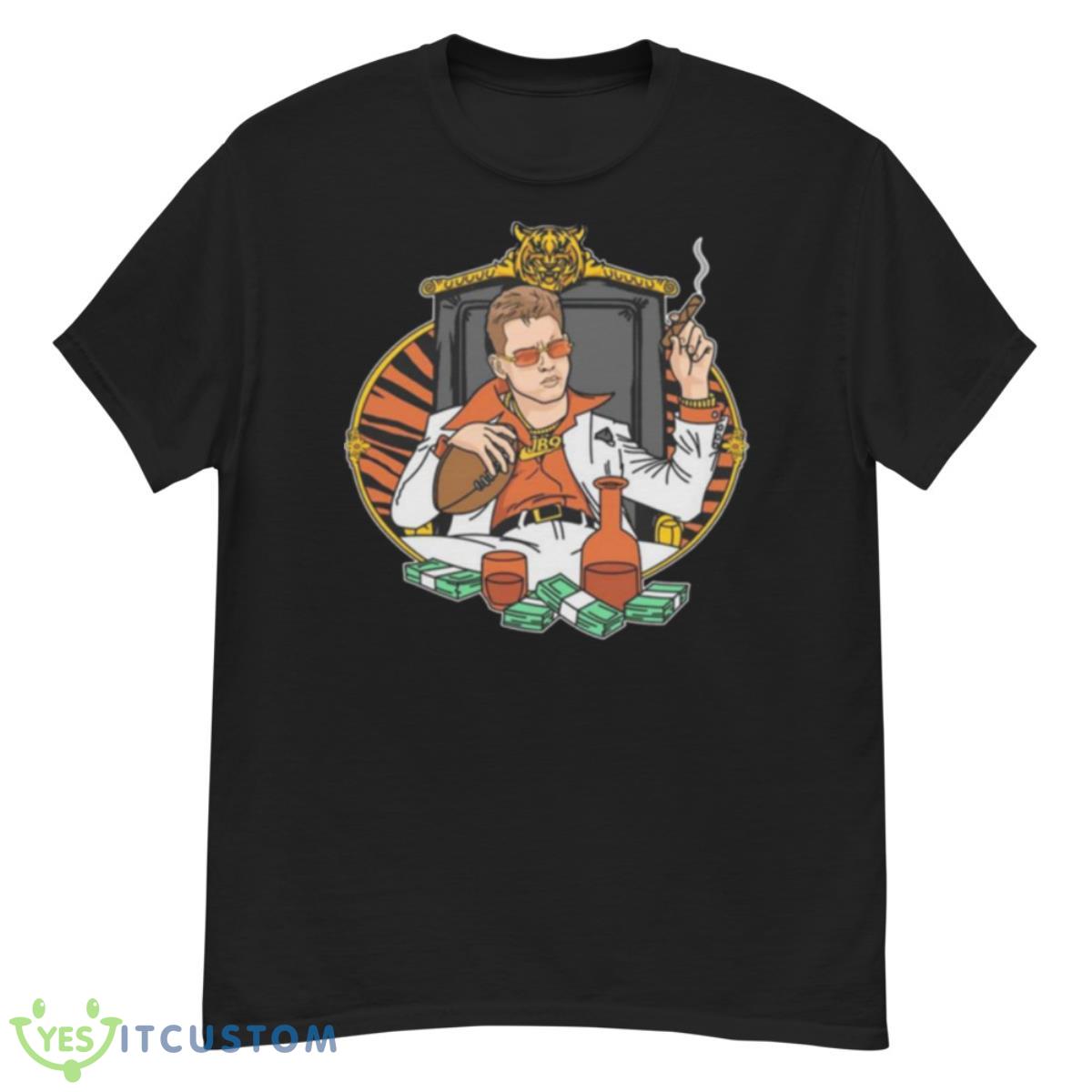 Cigar Smoking Joe Burrow Scarface 2023 Shirt - YesItCustom
