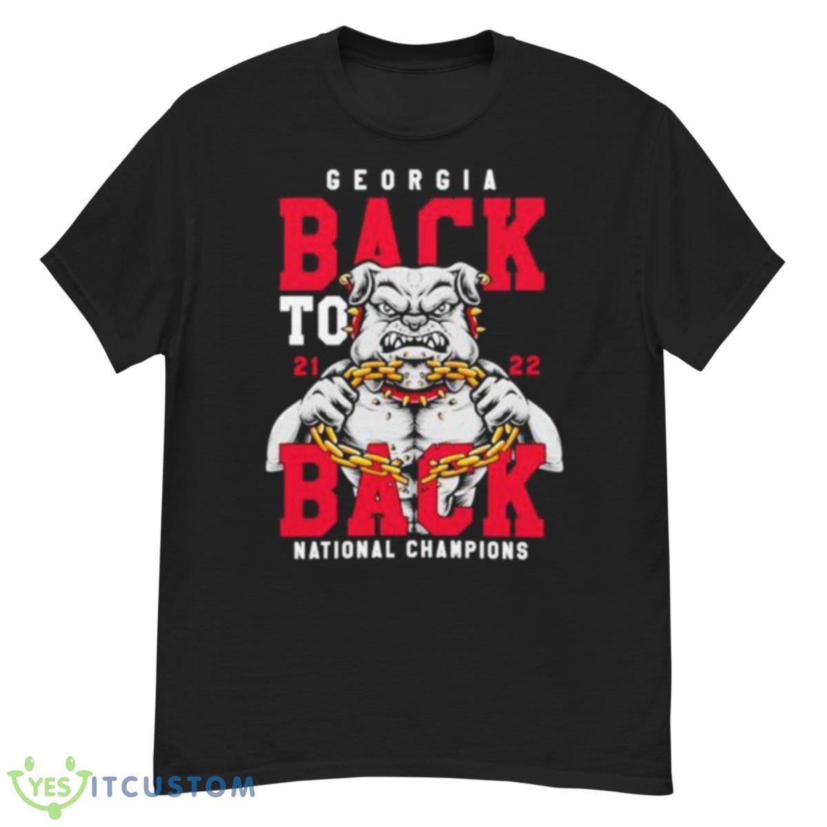 Georgia back to back national champions 21 22 shirt - YesItCustom