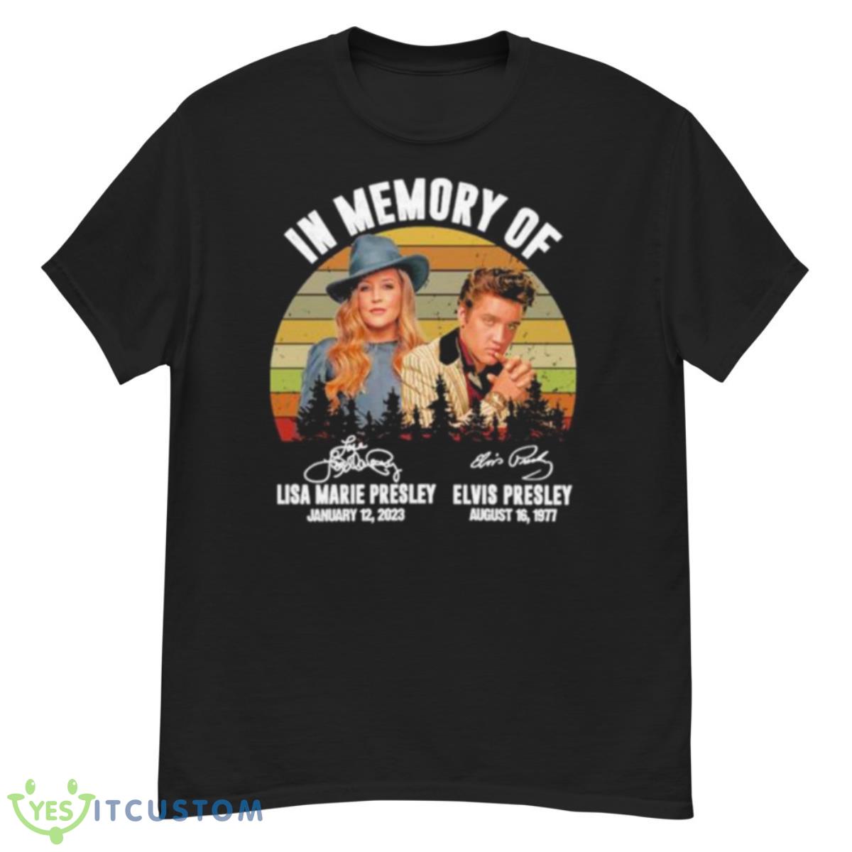 In Memory Of Lisa Marie Presley 2023 And Elvis Presley 1977 Signatures ...