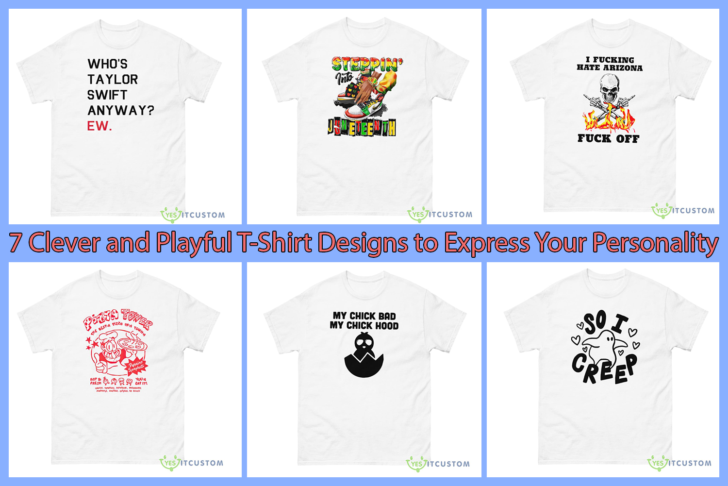 7 Clever and Playful T-Shirt Designs to Express Your Personality ...