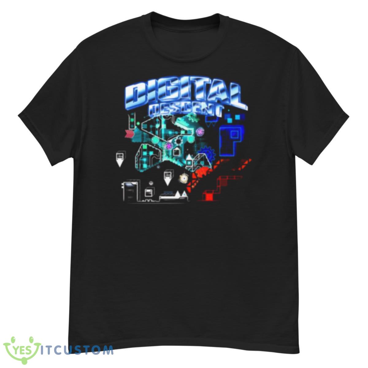 Digital Descent Geometry Dash Shirt - YesItCustom