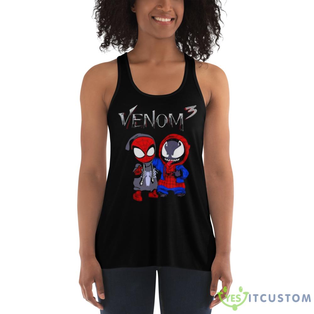 Baby Spiderman And Venom 3 shirt For Men And Women - YesItCustom