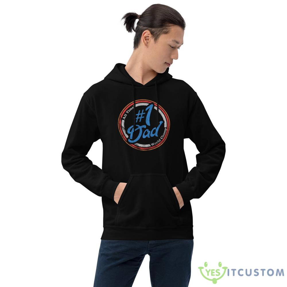 Number 1 Dad Fathers Day Graphics Shirt - YesItCustom
