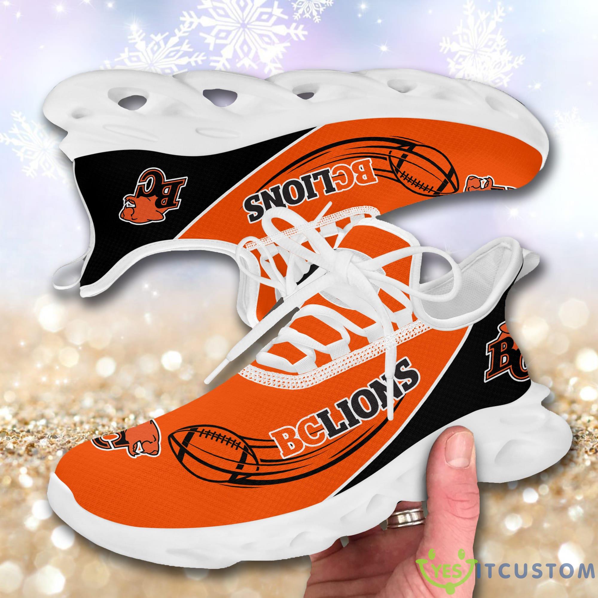 BC Lions Logo CFL Max Soul Shoes For Men And Women - YesItCustom