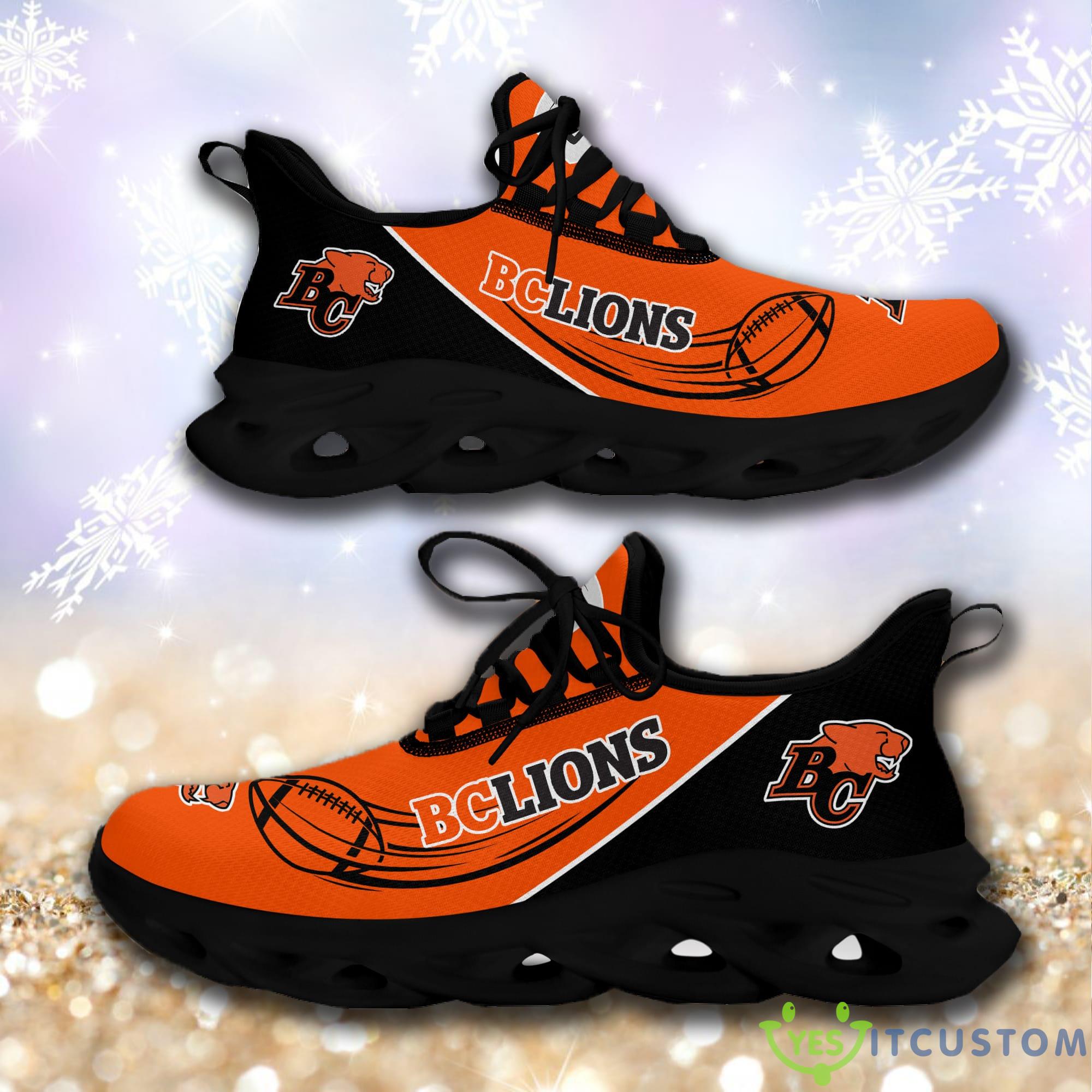 BC Lions Logo CFL Max Soul Shoes For Men And Women - YesItCustom
