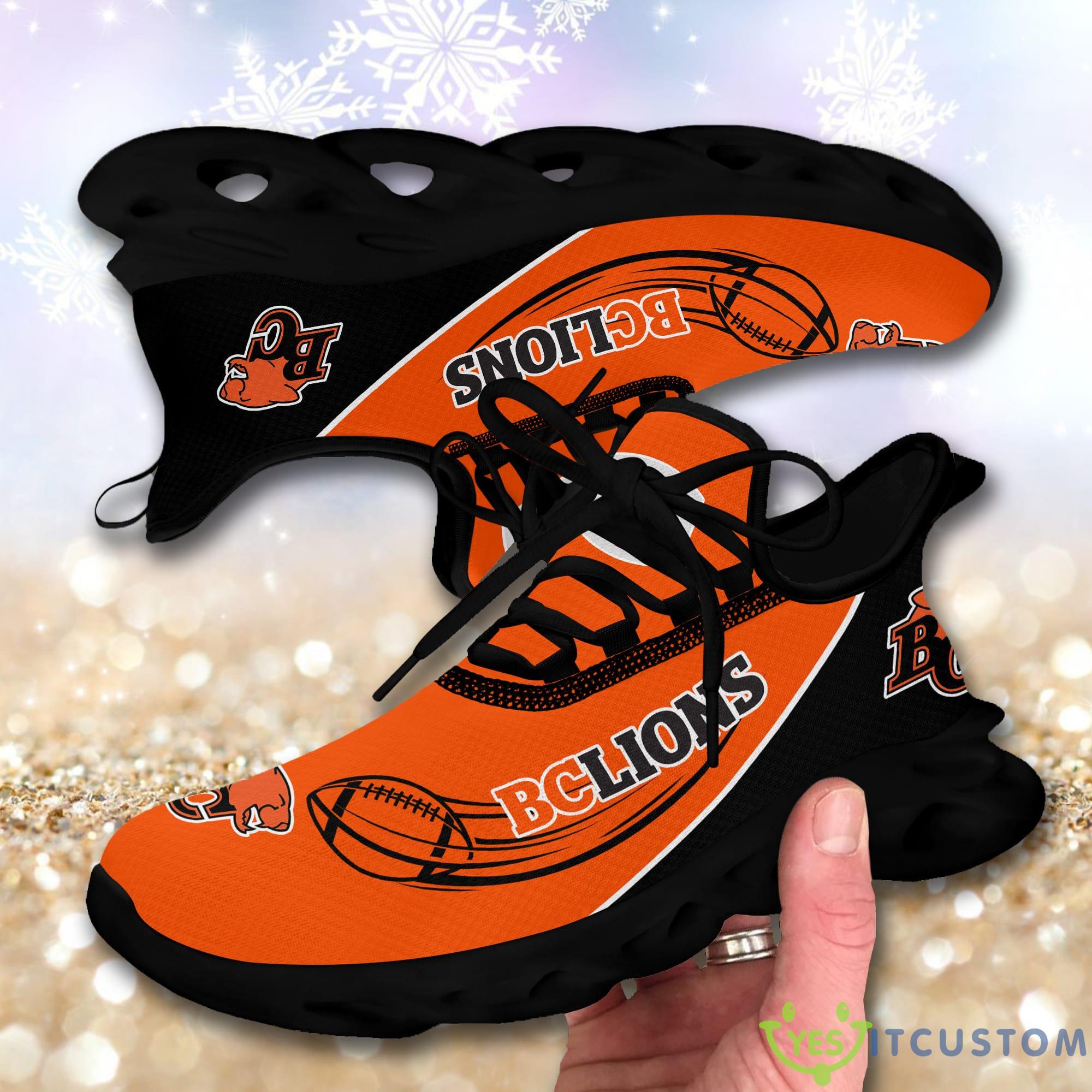 BC Lions Logo CFL Max Soul Shoes For Men And Women - YesItCustom