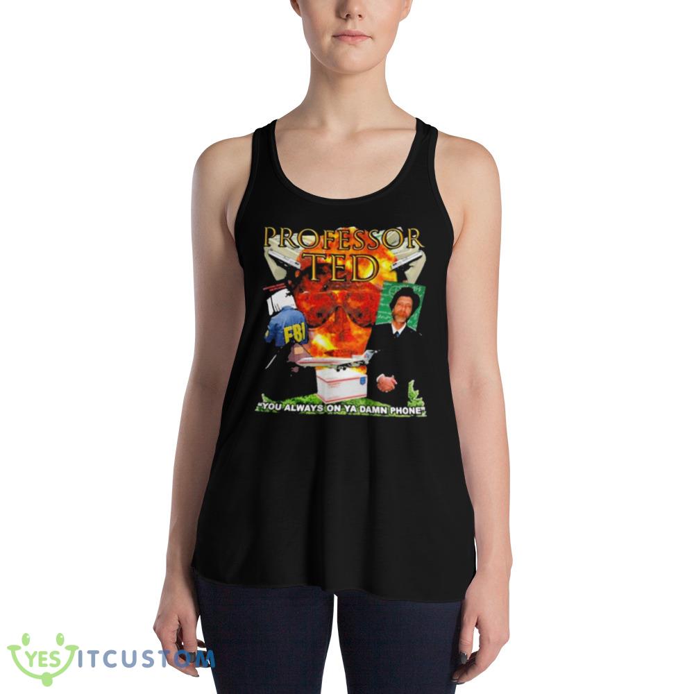 Doomer Prof Ted Rizz Black T Shirt Mockup - YesItCustom