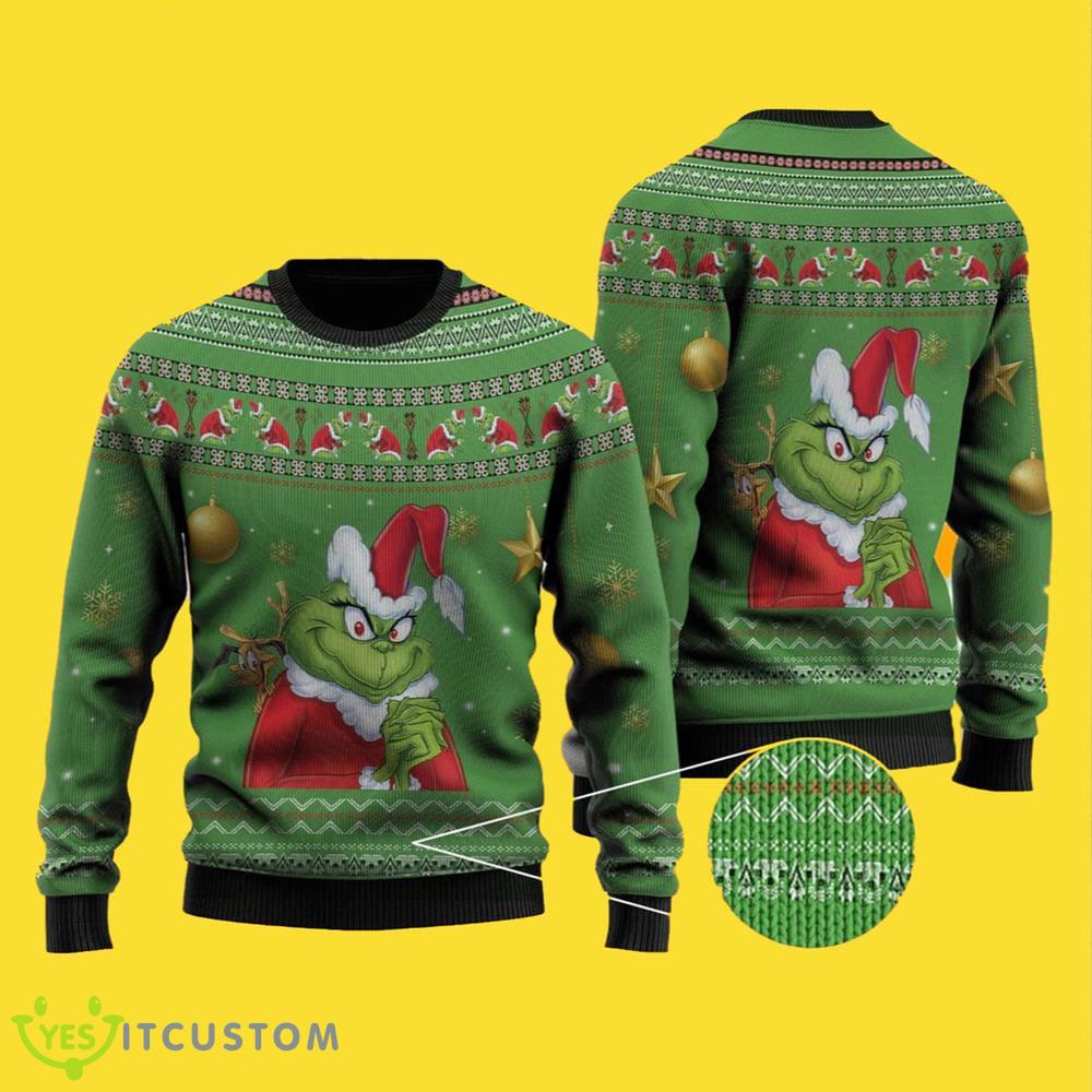 Grinch 3D Grinch Wool Christmas Sweater Gift For Men And Women ...