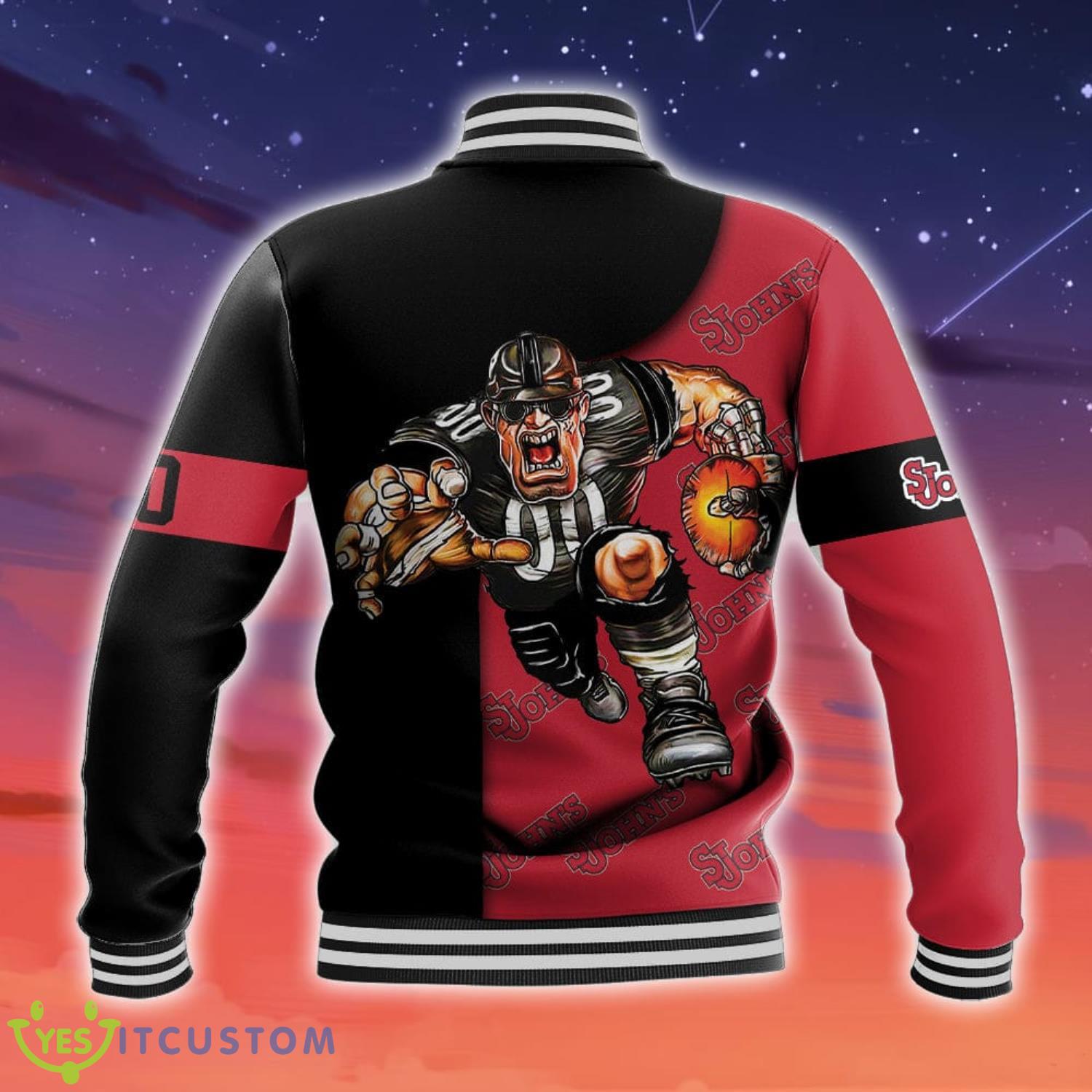 St. Johns Red Storm NCAA Football Go On Baseball Jacket For Fans ...