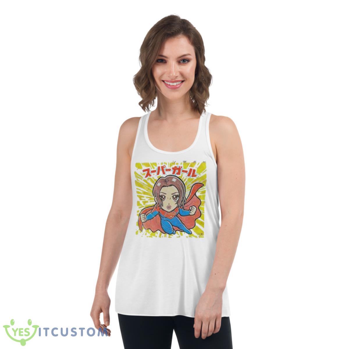 The Flash Movie X Bikkuriman Wafers Collab Super Girl Fan Gifts T Shirt ...