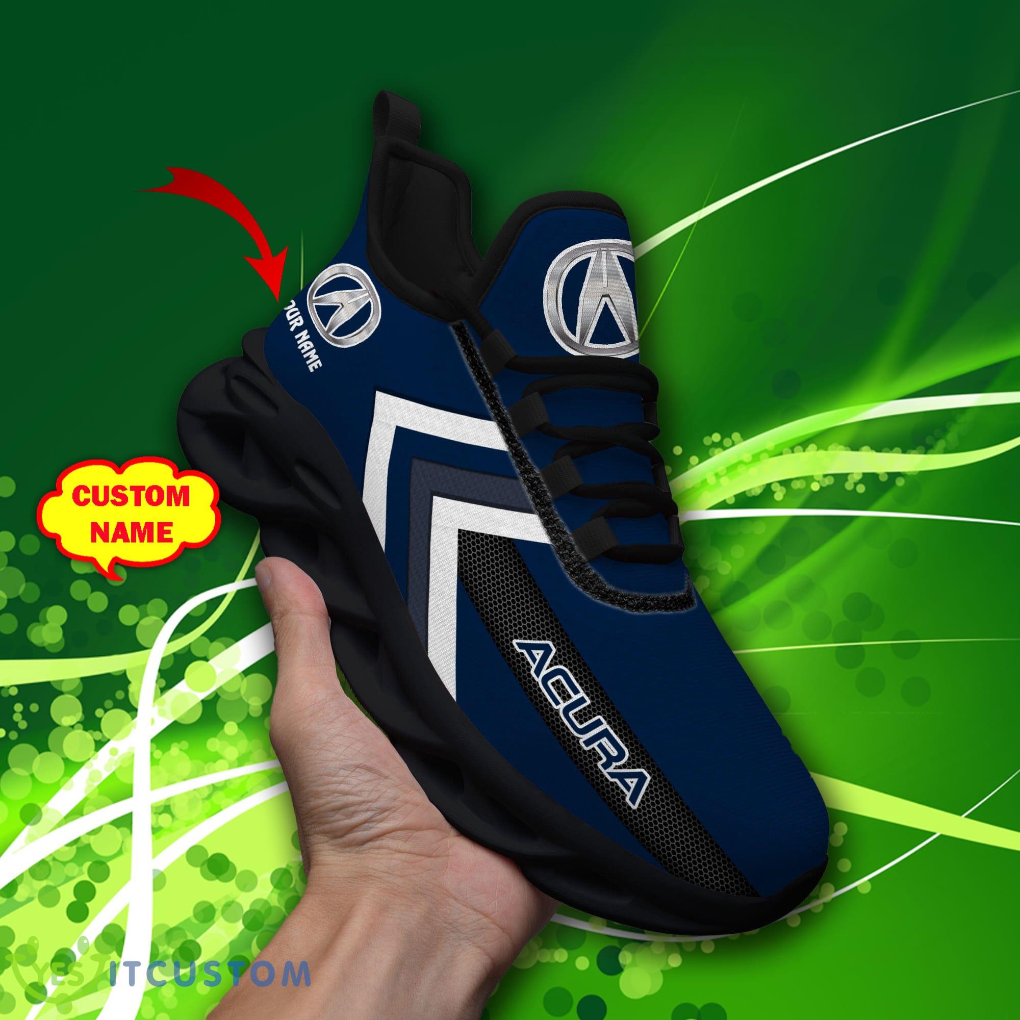 Acura Style 4 Custom Name Running Sneakers Logo Car Max Soul Shoes For ...