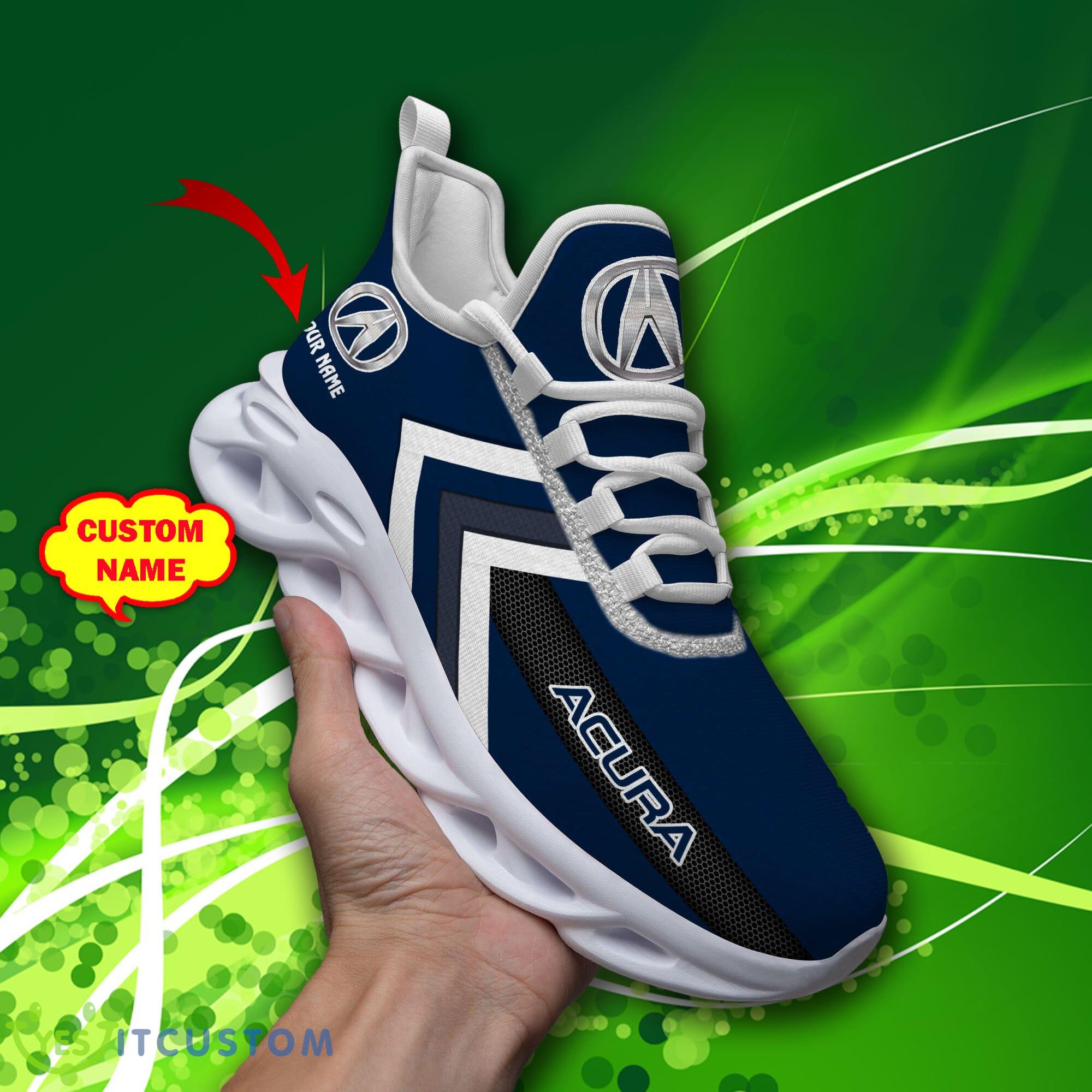 Acura Style 4 Custom Name Running Sneakers Logo Car Max Soul Shoes For ...
