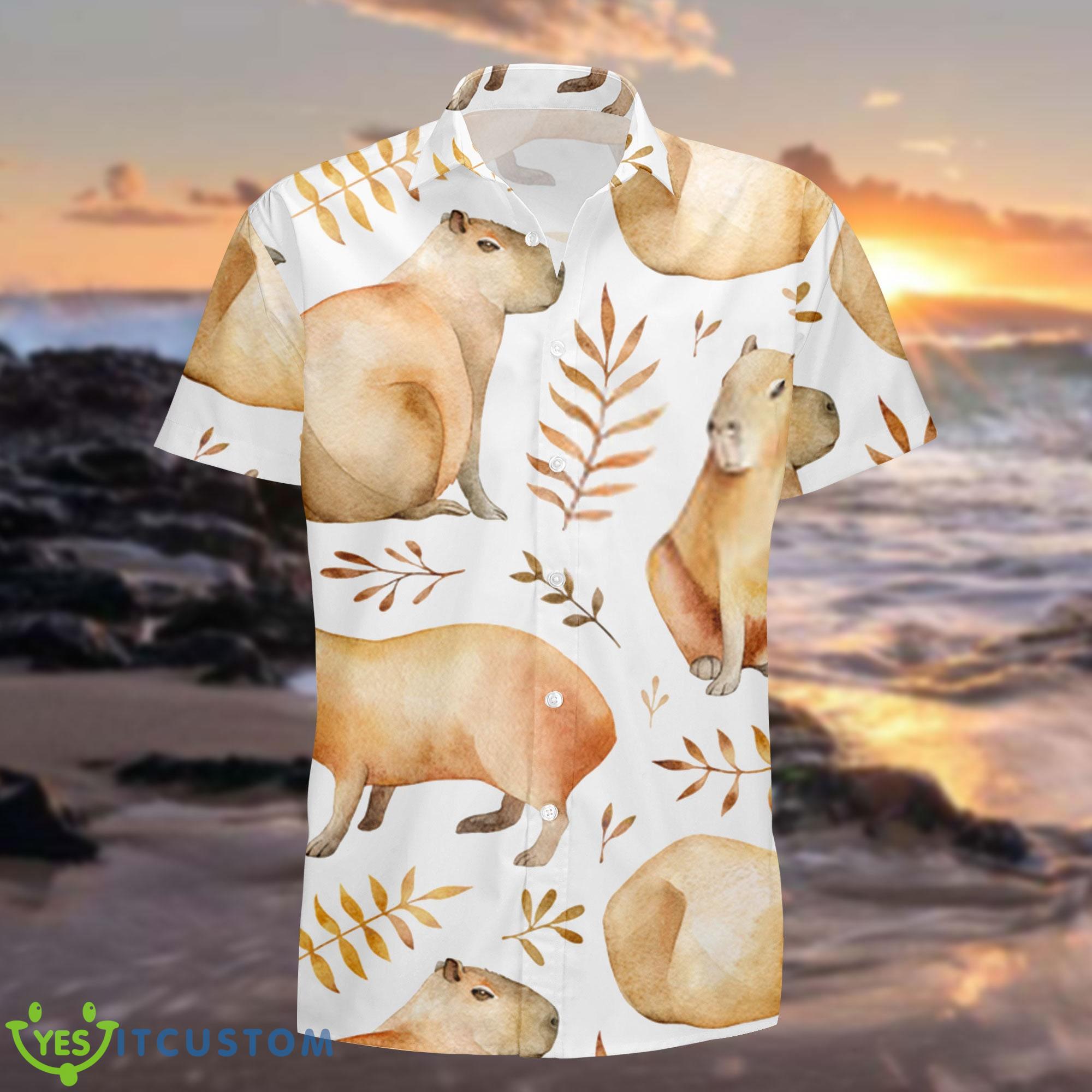 Adorable Capybara Hawaii Shirt Tropical Summer For Men And Women ...