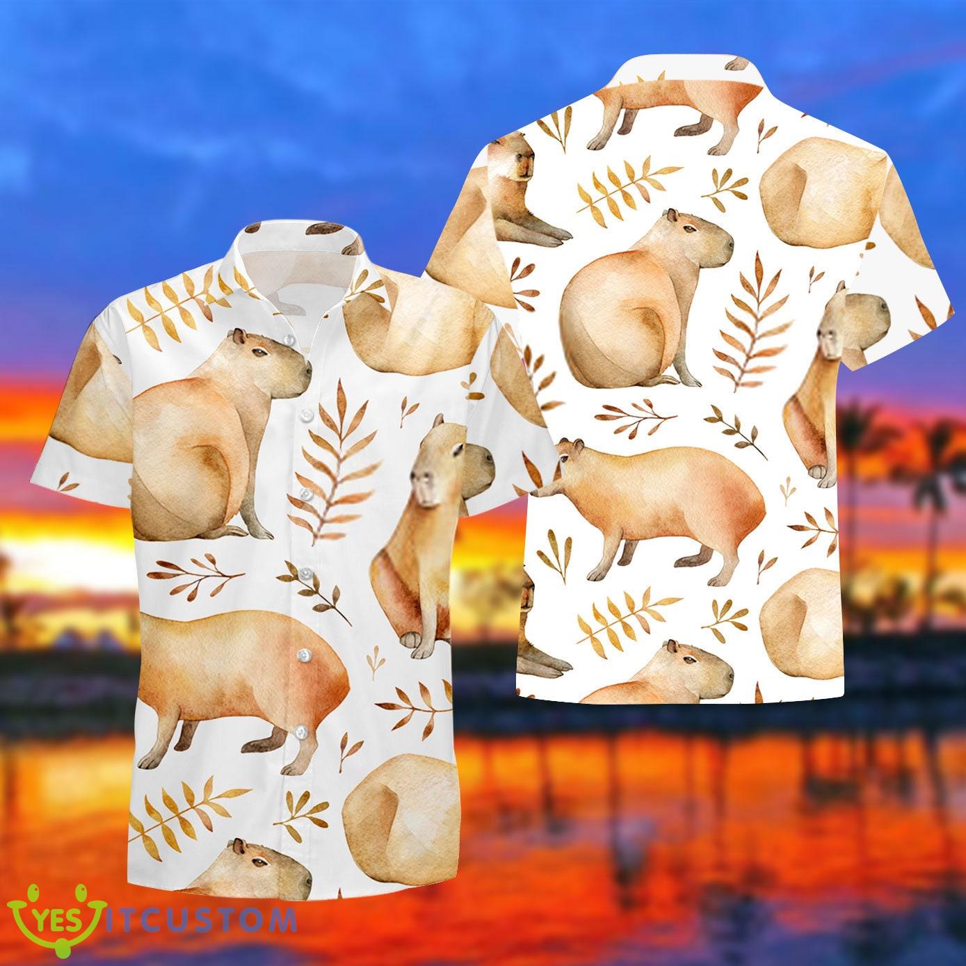 Adorable Capybara Hawaii Shirt Tropical Summer For Men And Women ...