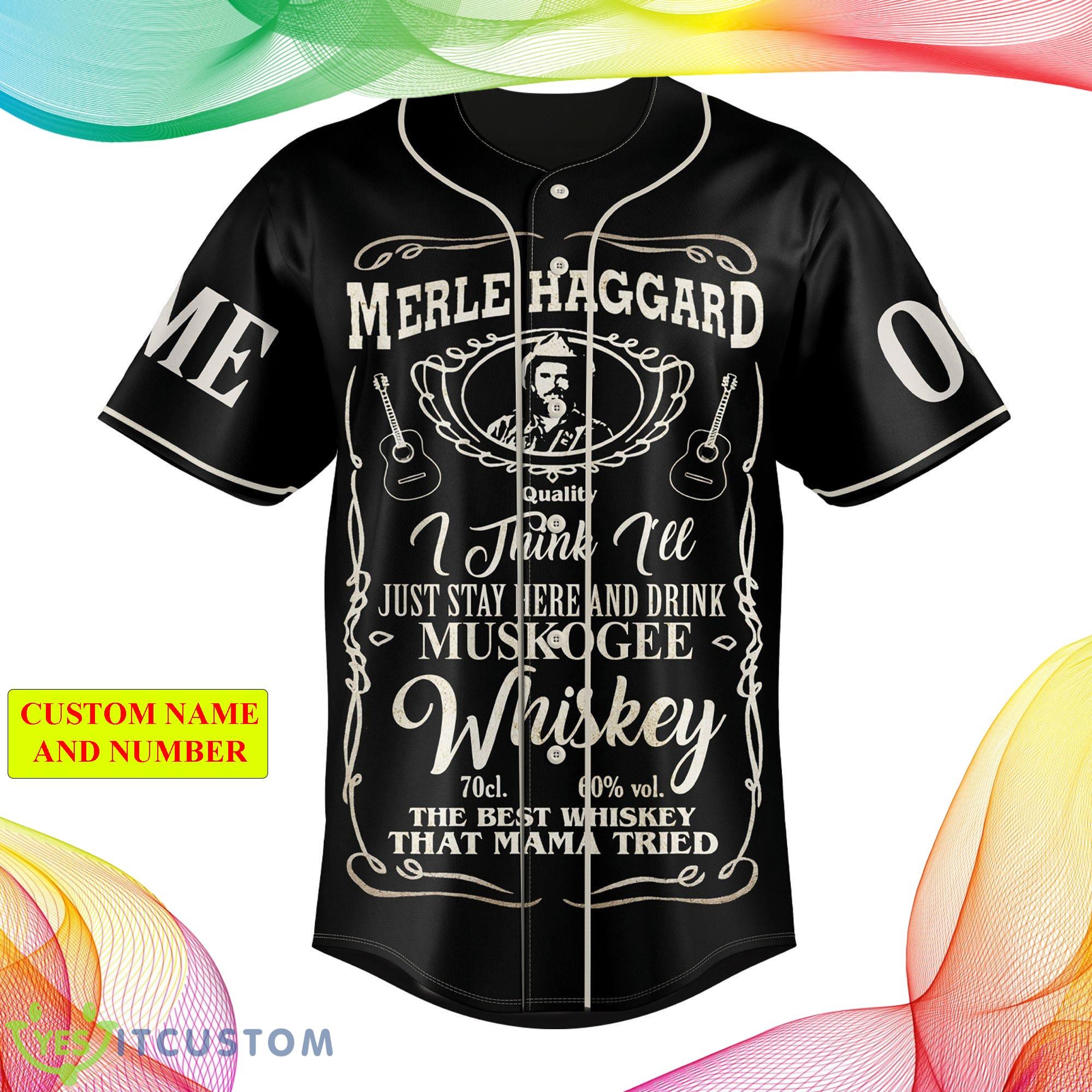 Custom Number And Name Merle Haggard Remember When I Was Young And So ...