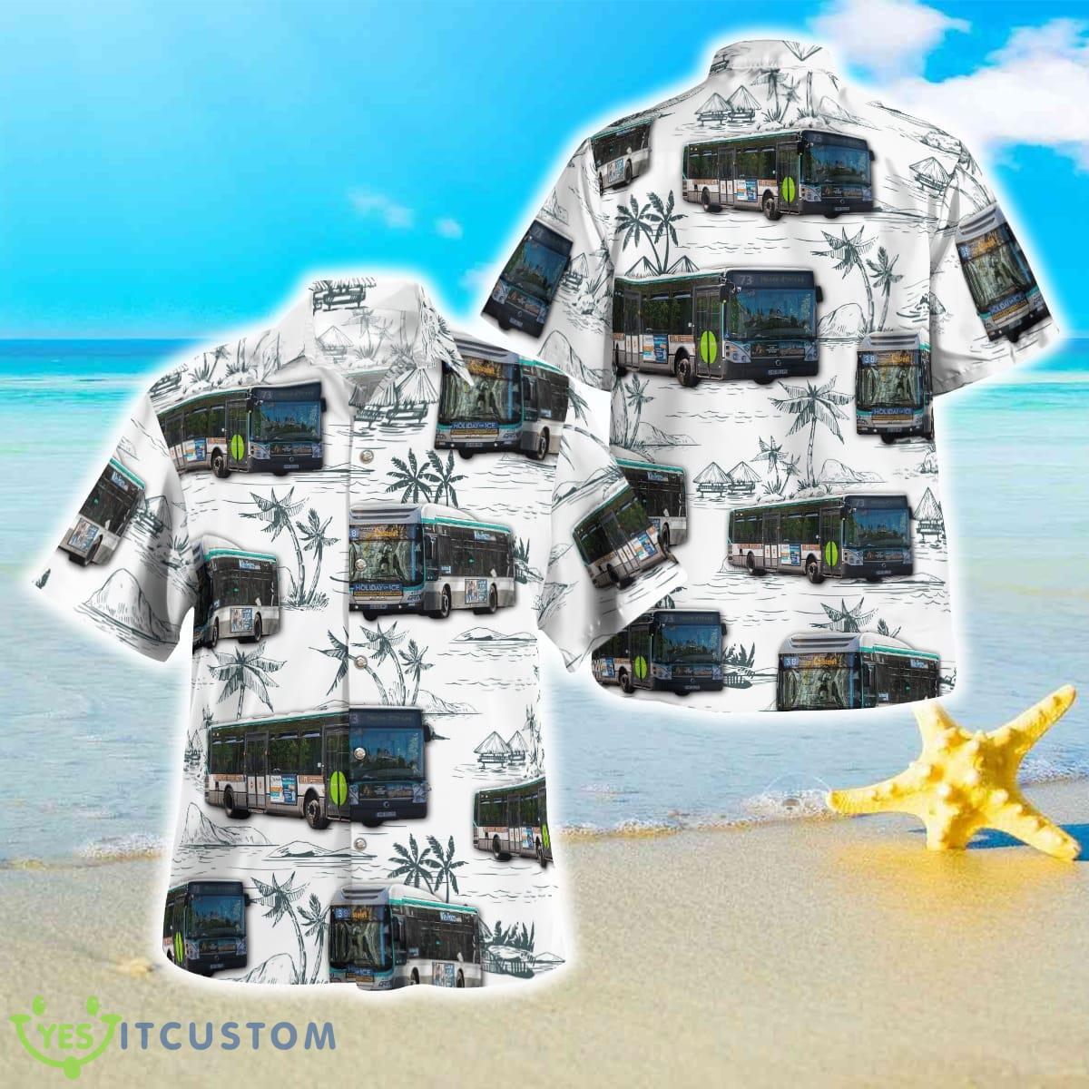 France RATP Bus Hawaiian Shirt Best Style For Men Women - YesItCustom