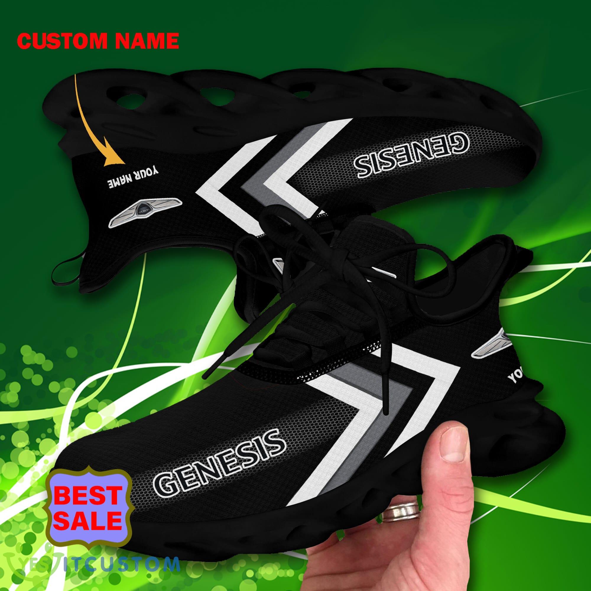 Genesis Style 8 Custom Name Running Sneakers Logo Car Max Soul Shoes ...
