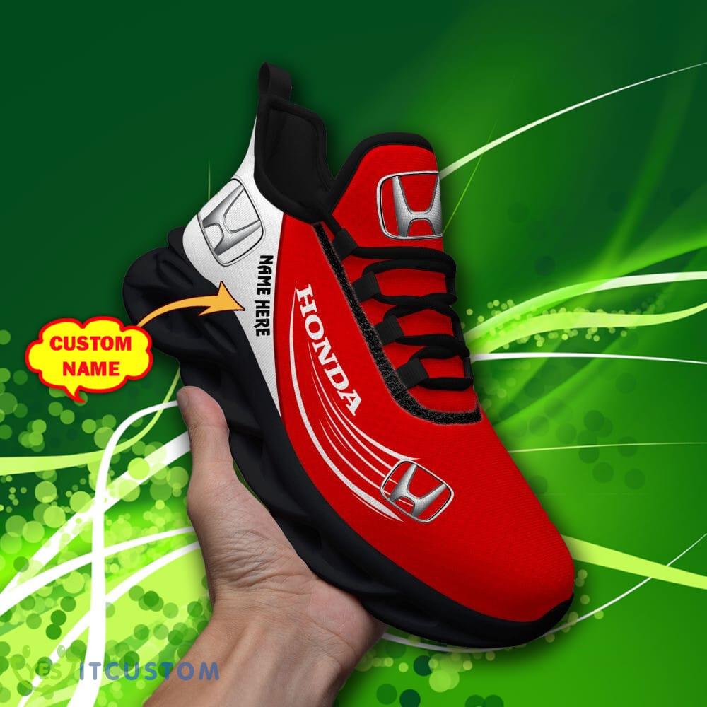 HONDA Style 1 Custom Name Running Sneakers Logo Car Max Soul Shoes For ...