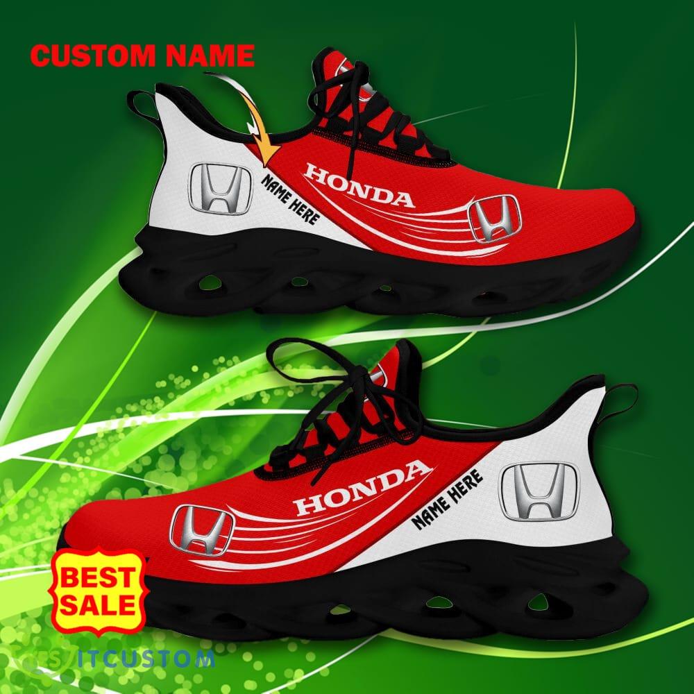 HONDA Style 1 Custom Name Running Sneakers Logo Car Max Soul Shoes For ...