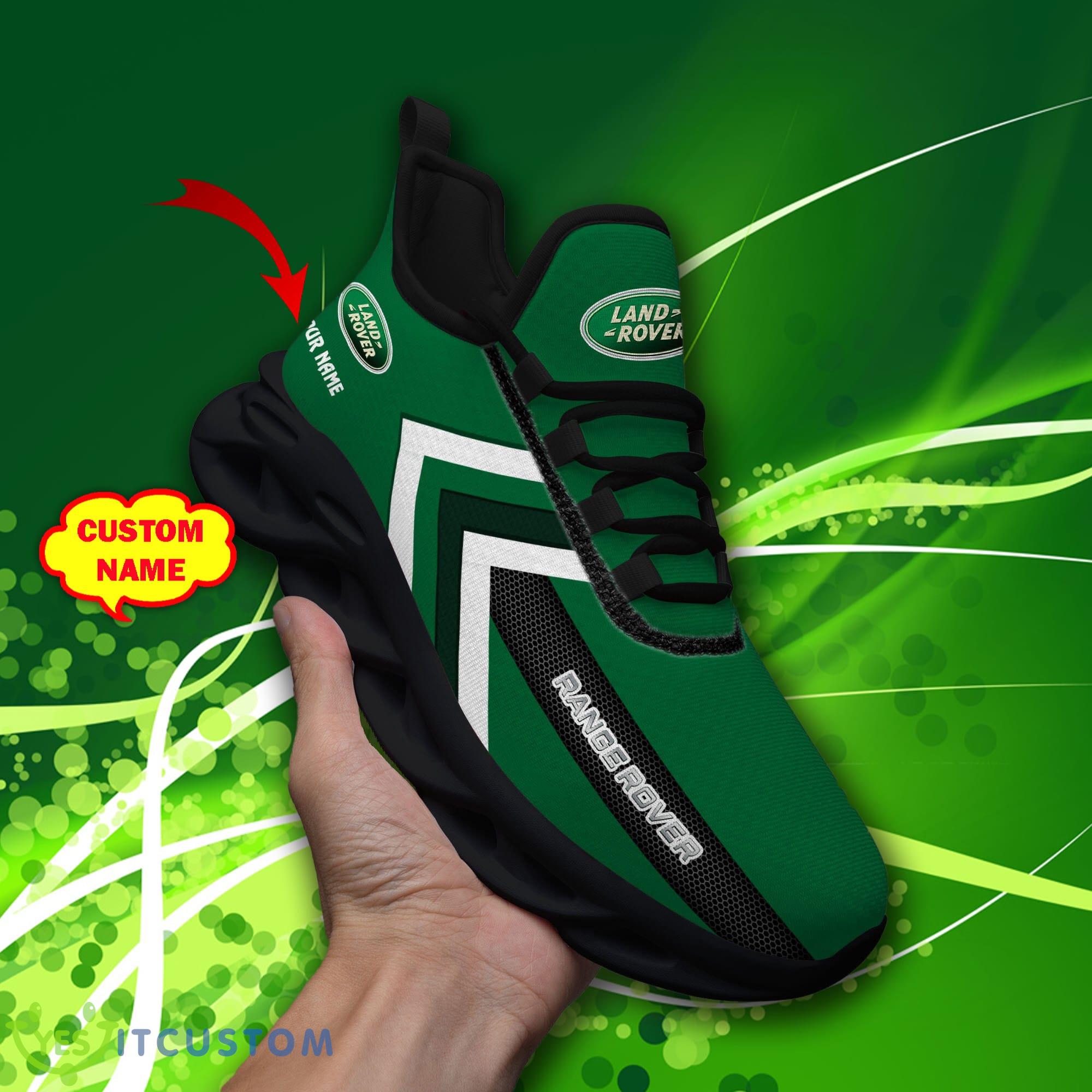 LAND ROVER Style 2 Custom Name Running Sneakers Logo Car Max Soul Shoes ...