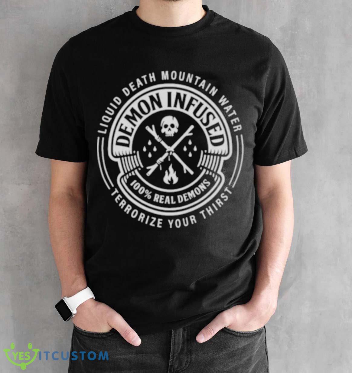 Liquid Death Demon Infused 2023 Shirt - YesItCustom