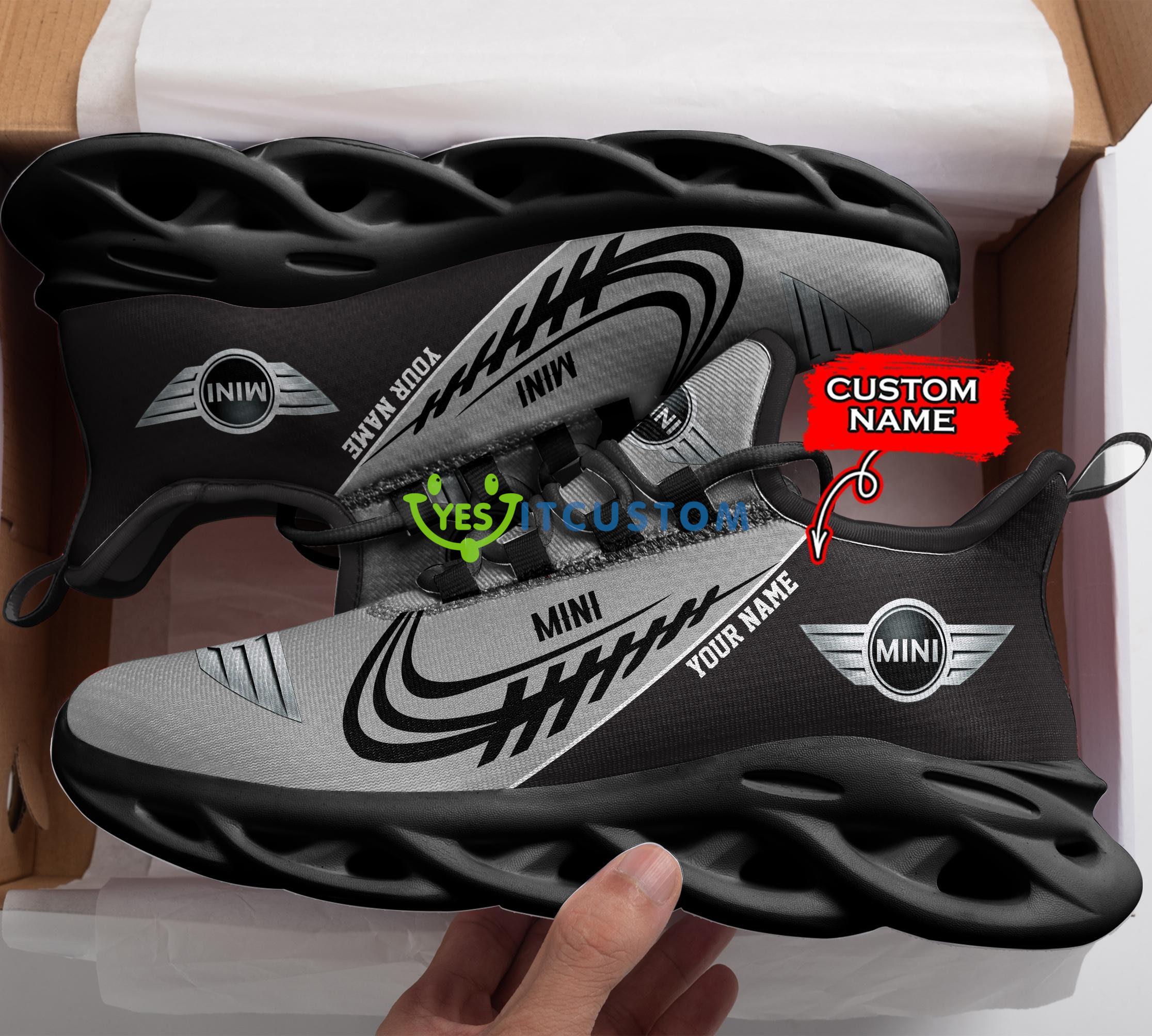 Mini Personalized Name Clunky Running Sneaker Mini Car Lovers Design 6 ...