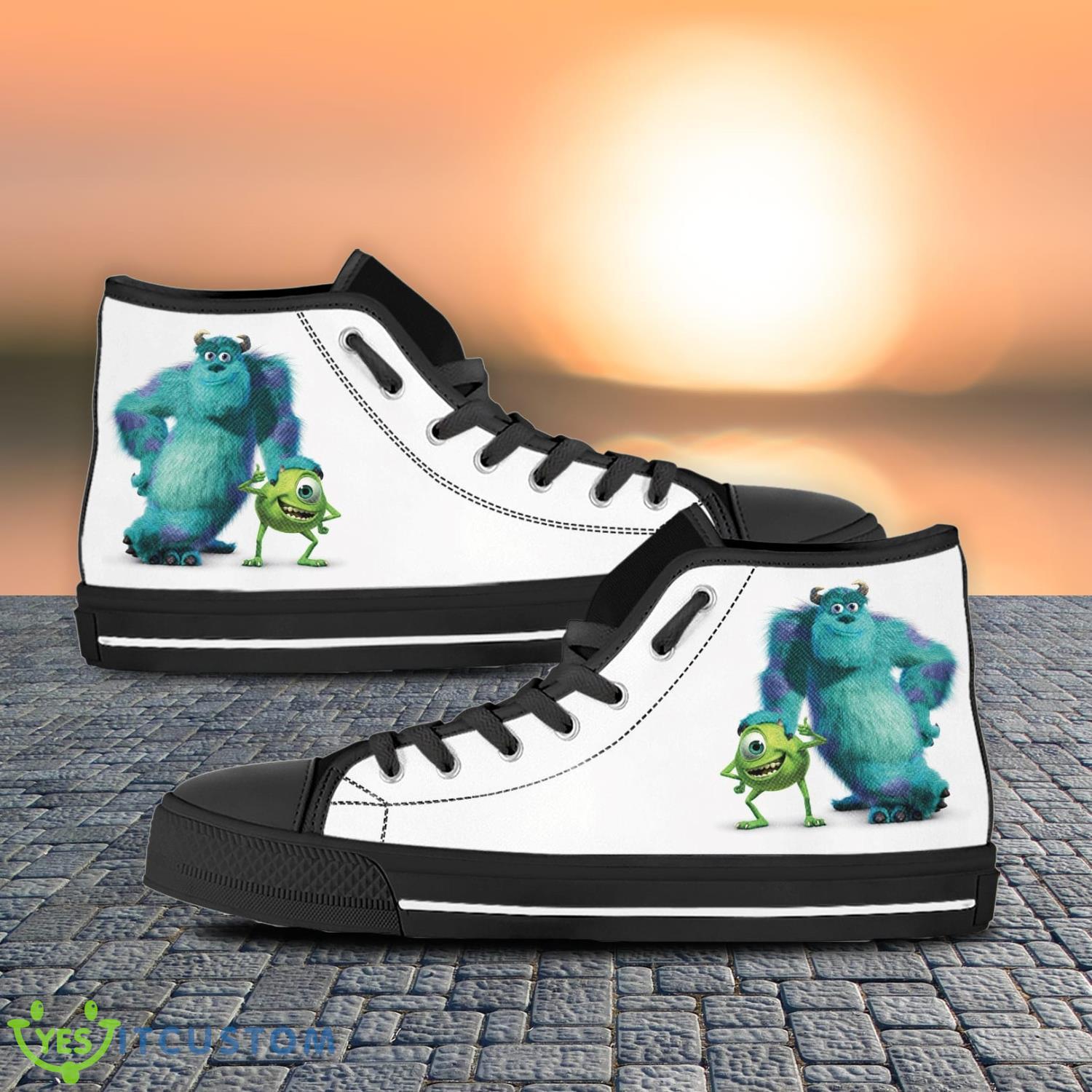 Monsters INC High Top Canvas Shoes Gift For Men And Women - YesItCustom