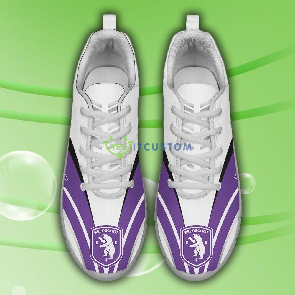 Pro League Shoes Beerschot VA Custom Name Big Logo Black White Sneakers ...