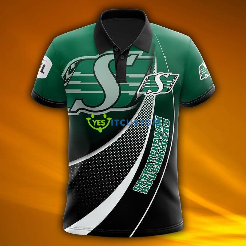 Saskatchewan Roughriders Logo CFL Golf Style 8 Polo Shirt - YesItCustom