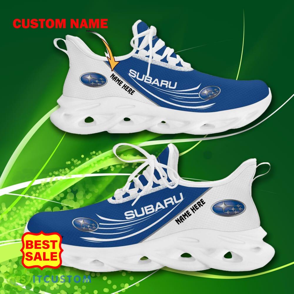 Subaru Style 7 Custom Name Running Sneakers Logo Car Max Soul Shoes For ...