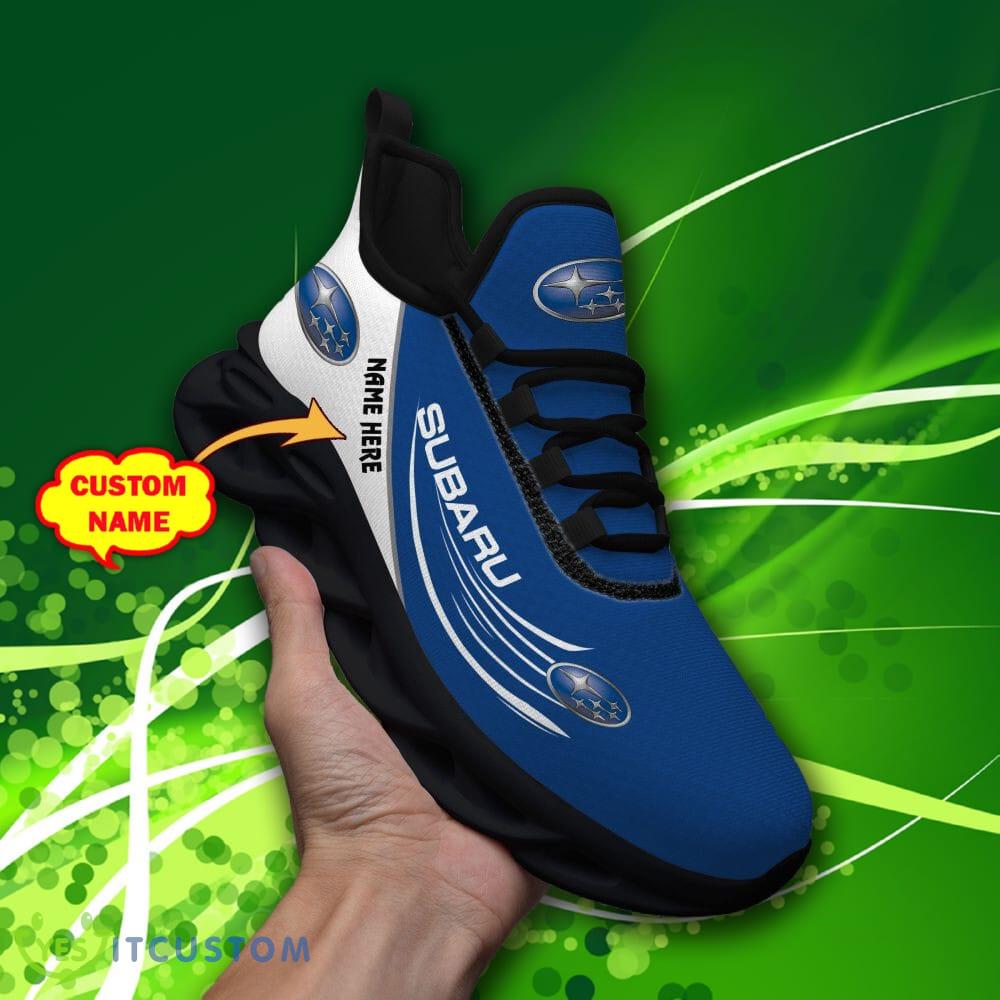 Subaru Style 7 Custom Name Running Sneakers Logo Car Max Soul Shoes For ...
