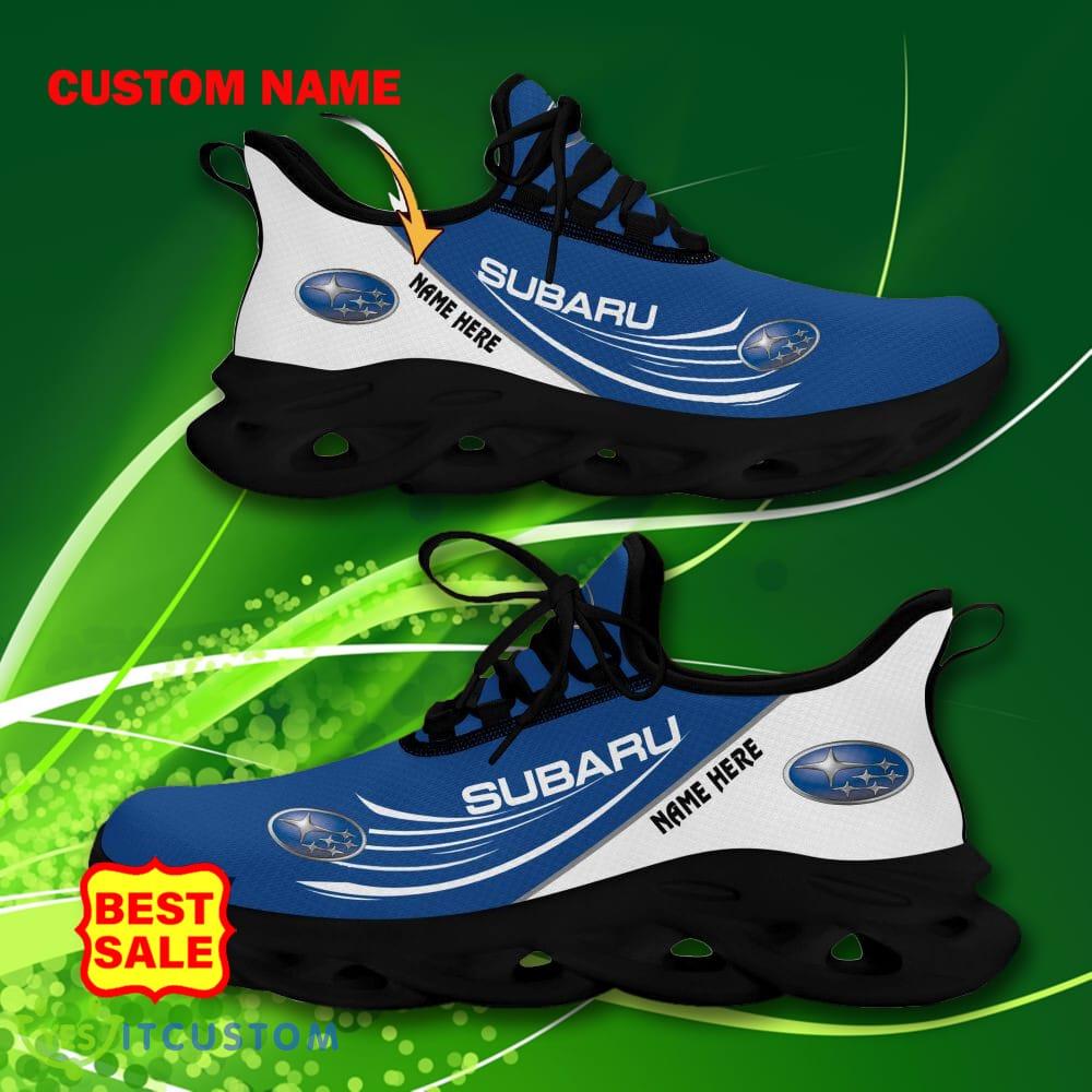 Subaru Style 7 Custom Name Running Sneakers Logo Car Max Soul Shoes For ...