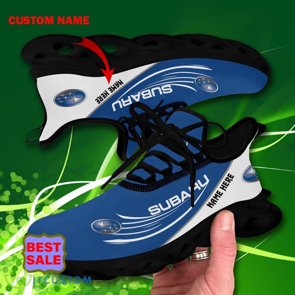 Subaru Style 7 Custom Name Running Sneakers Logo Car Max Soul Shoes For ...