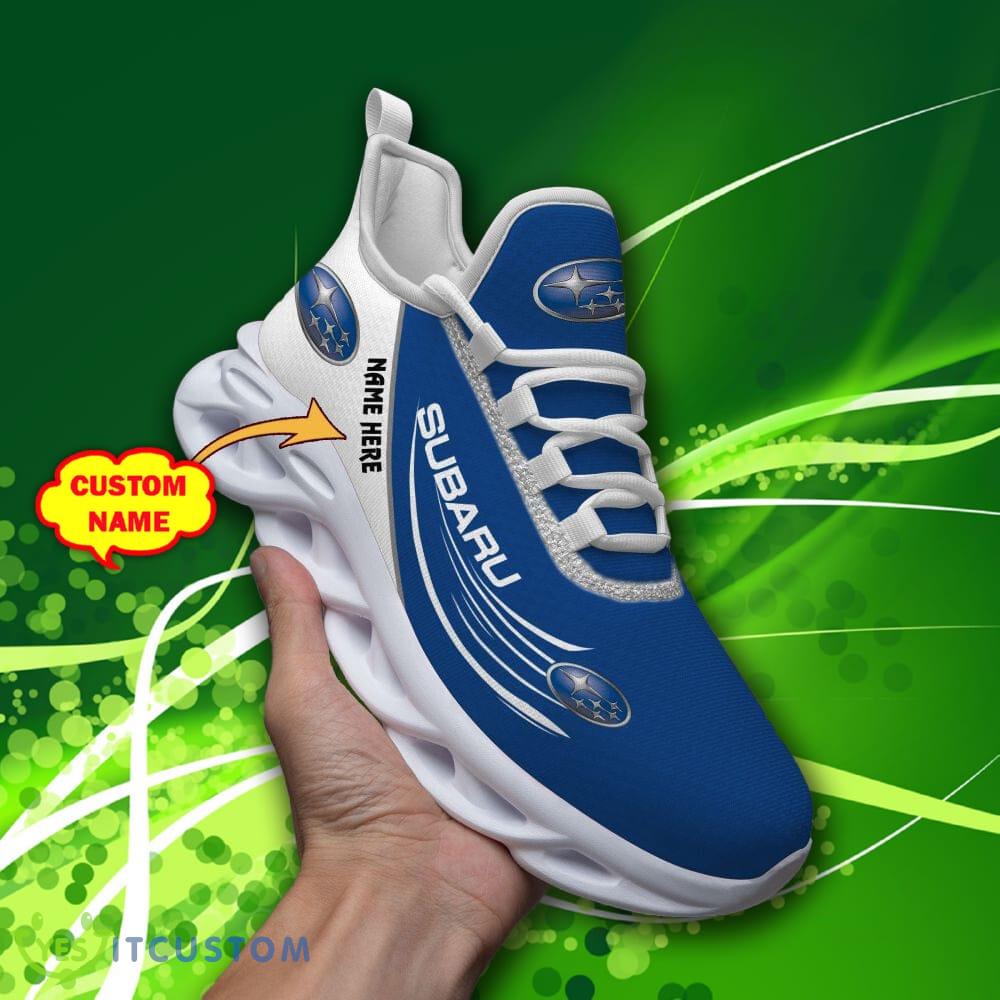 Subaru Style 7 Custom Name Running Sneakers Logo Car Max Soul Shoes For ...