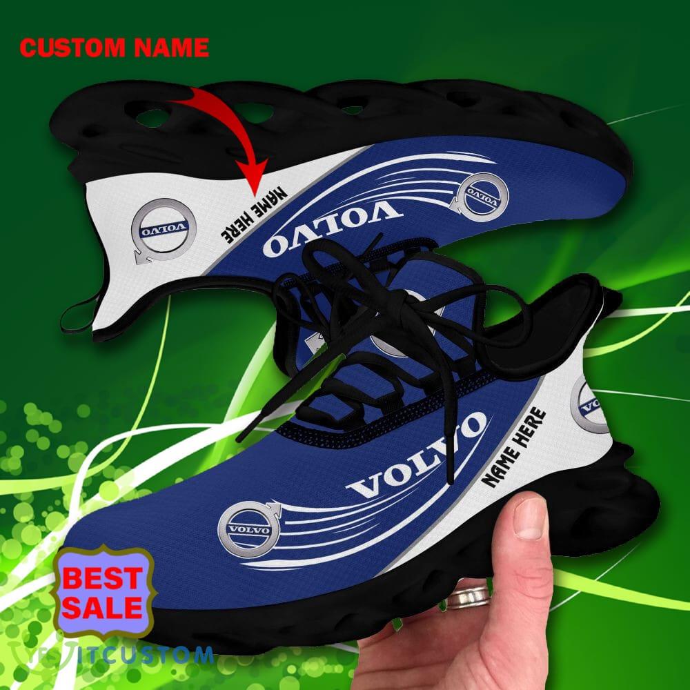 Volvo Style 3 Custom Name Running Sneakers Logo Car Max Soul Shoes For ...