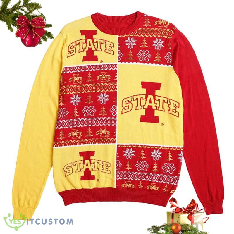 Iowa State Cyclones NCAA Mens Busy Block Snowfall Ideas Funny Ugly ...