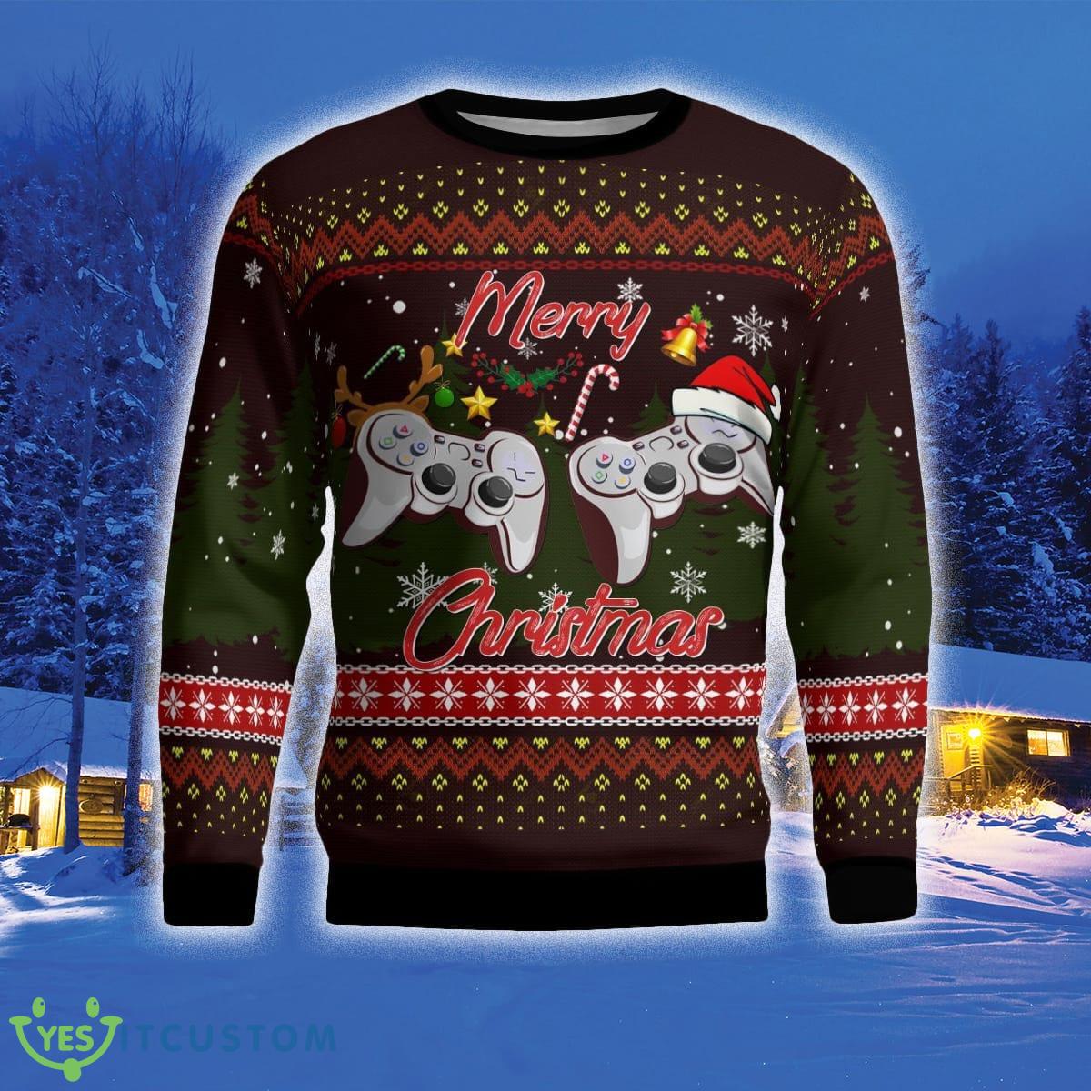 Merry Christmas Gamer Ugly Sweater Gift For Men And Women - YesItCustom