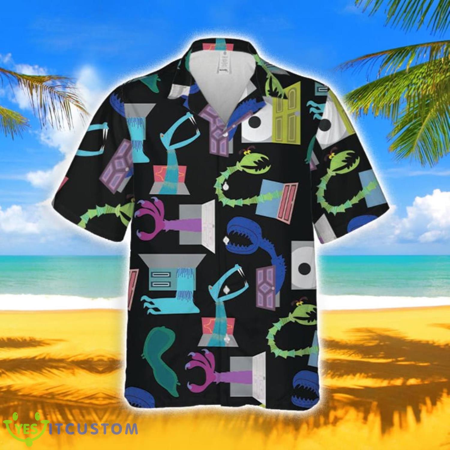 Monsters In Closets Monster Inc Disney Cartoon Graphics Beach Lover 3D ...