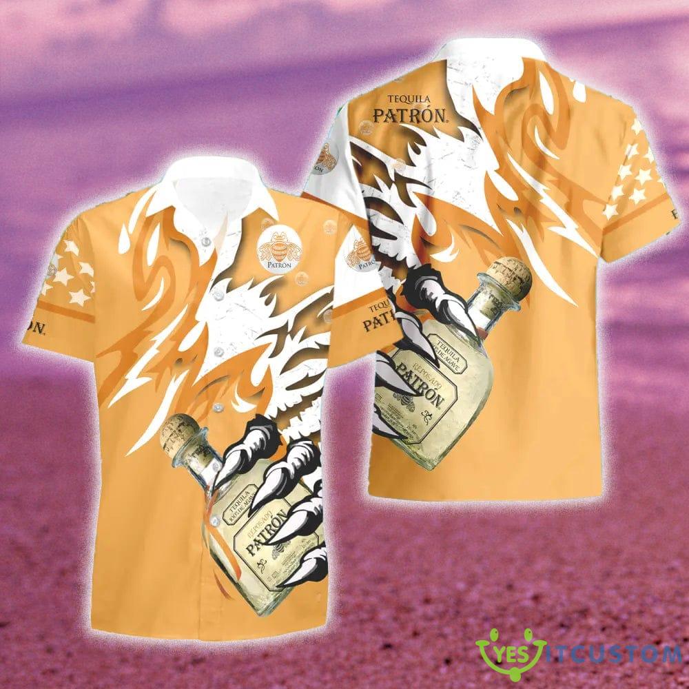 Patrón Tequila Monster Claw Gift Hawaiian Set Shirt And Short Summer ...