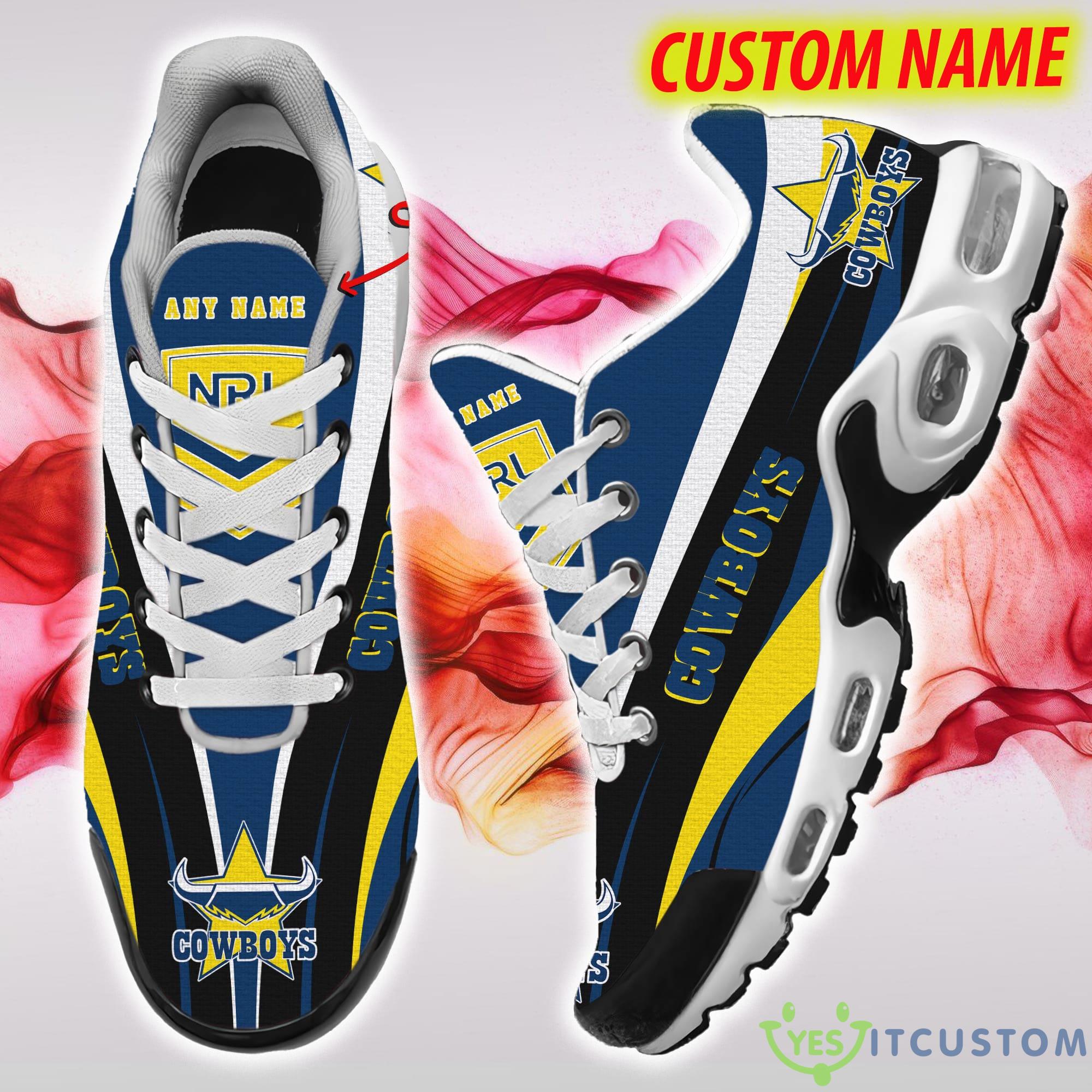 Custom Name North Queensland Cowboys NRL Team Distinctive Air Cushion ...