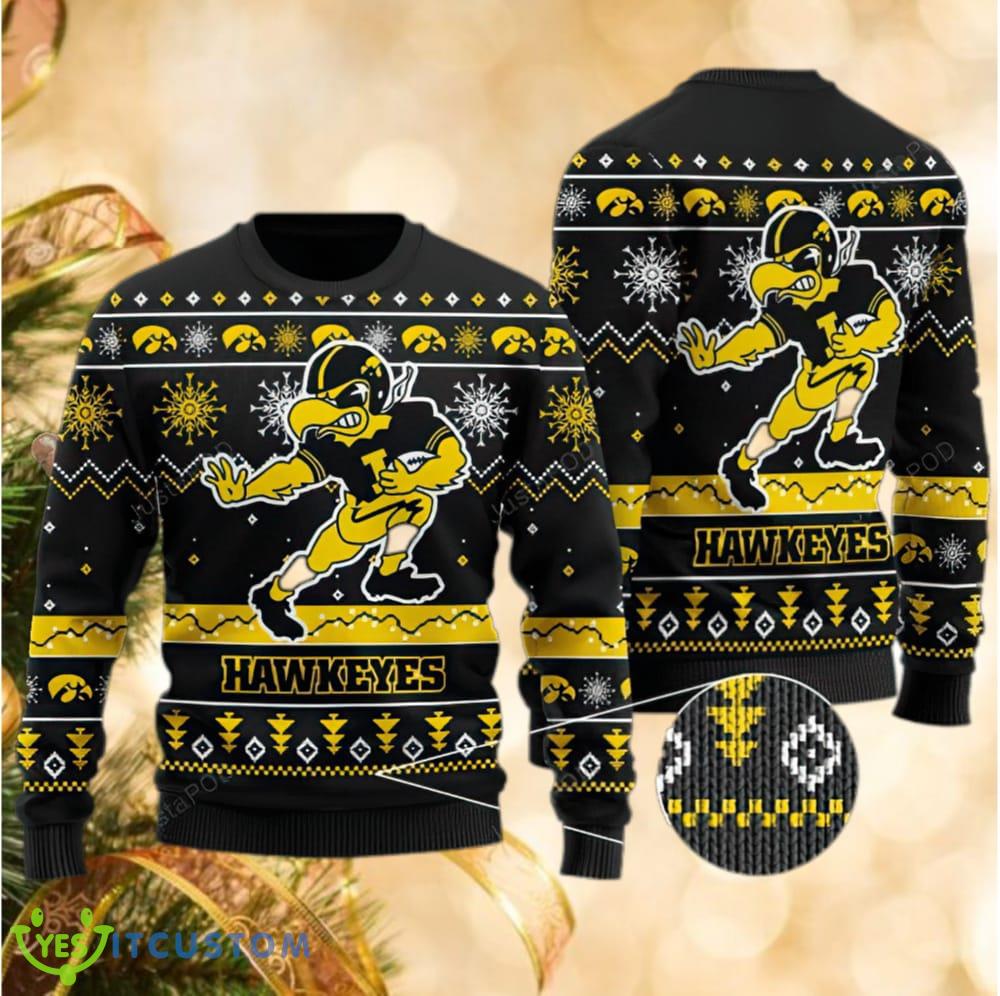 Iowa Hawkeyes Football Christmas Knitted Sweater For Men And Women ...