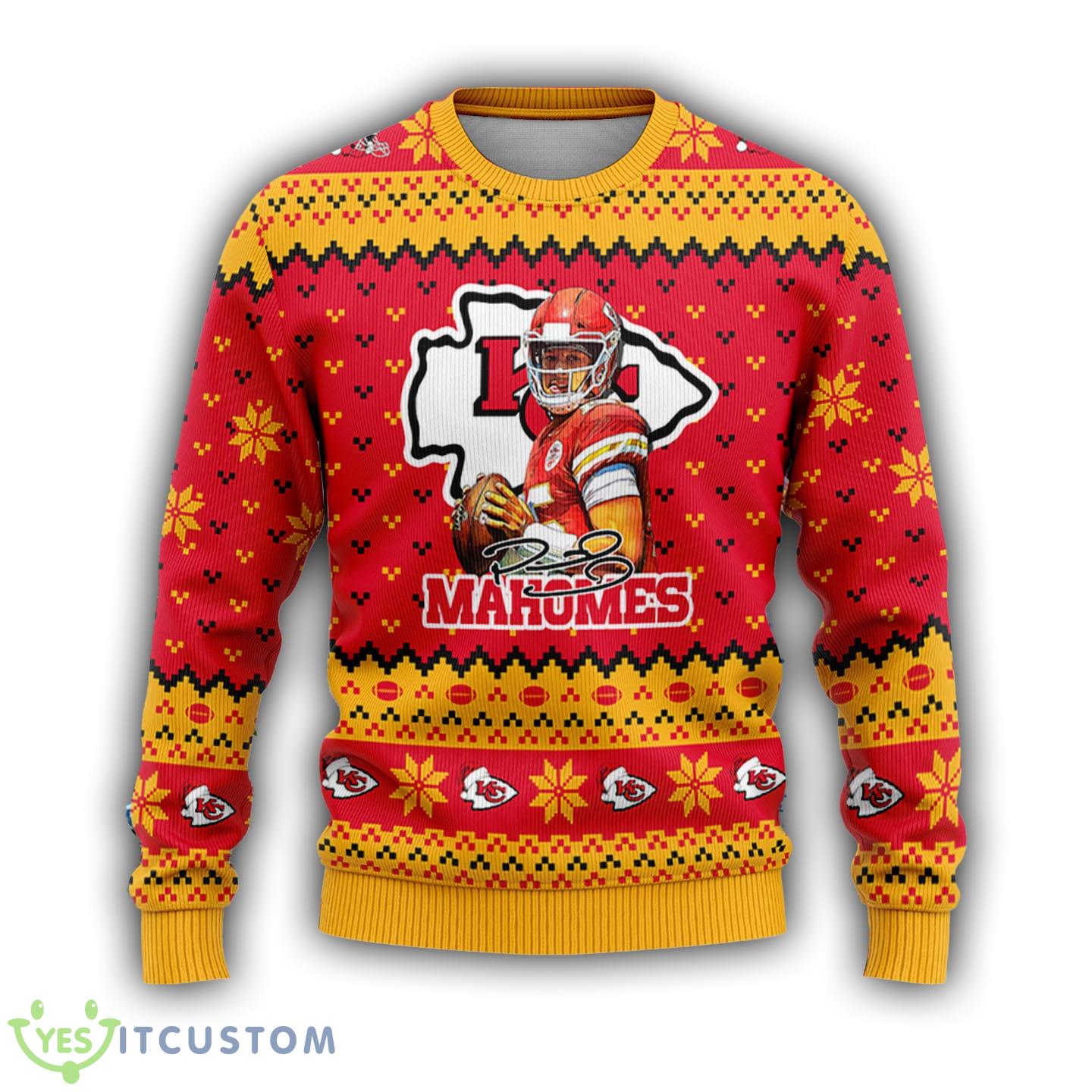 Kansas City Chiefs - Patrick Mahomes Ugly Christmas Sweater Custom ...