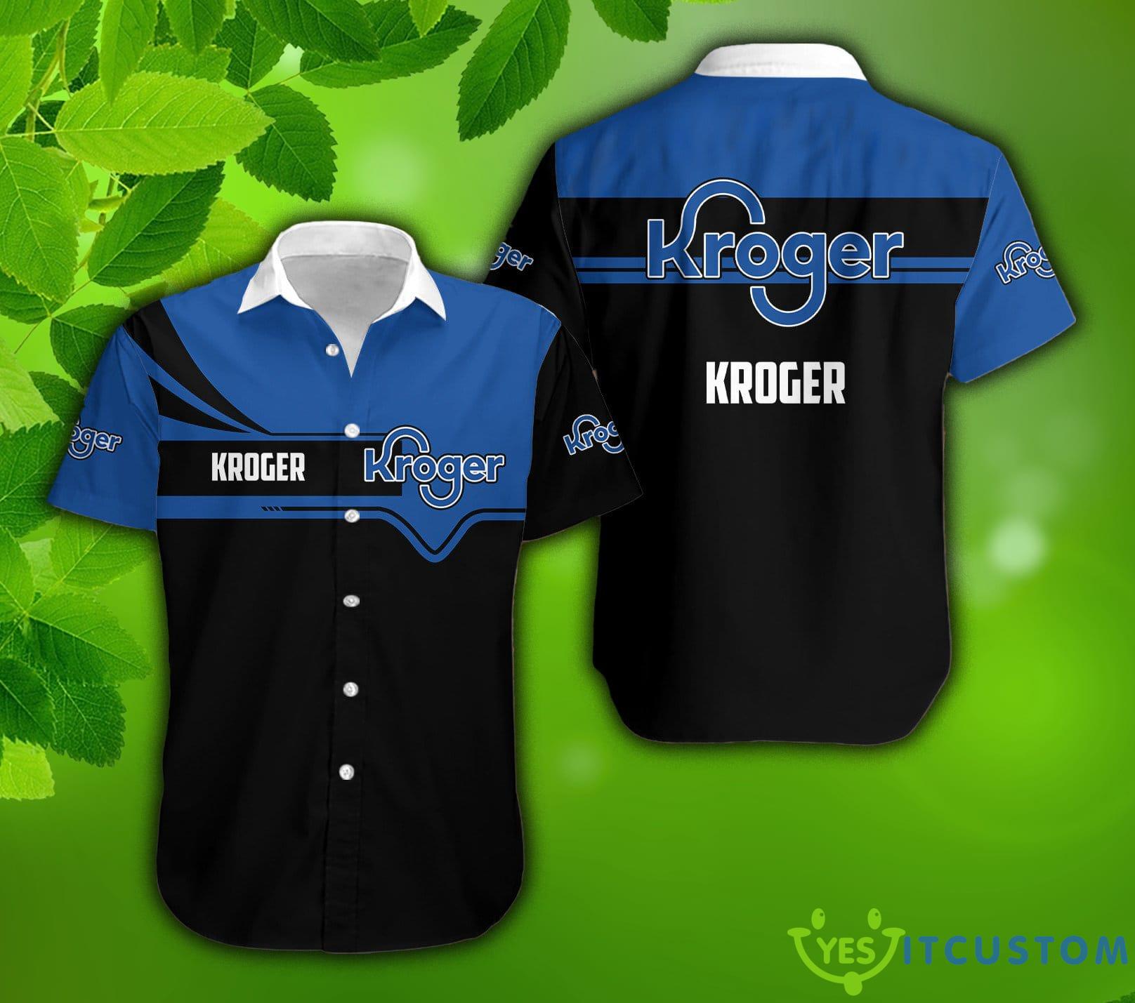 kroger Logo New Beach Hawaiian Beach Shirt For Summer - YesItCustom