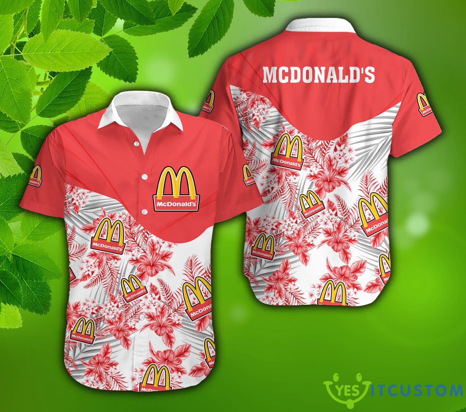 mcdonald's Brand Island Beach Hawaiian Beach Shirt For Summer - YesItCustom