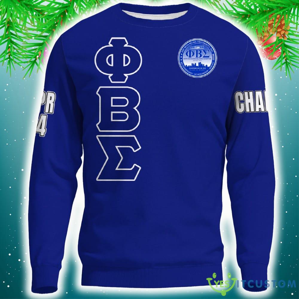 Personalized Beta Xi Sigma Alumni Chapter Blue 3D Sweater Community ...